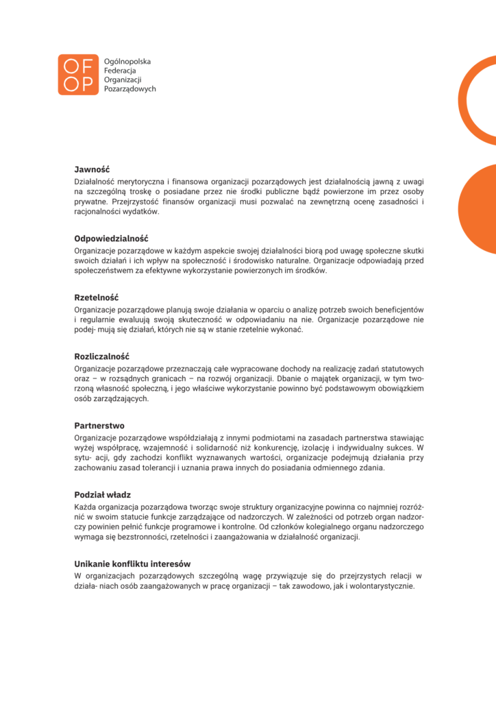 Walne Zebranie i składki – Ogólnopolska Federacja Organizacji Pozarządowych